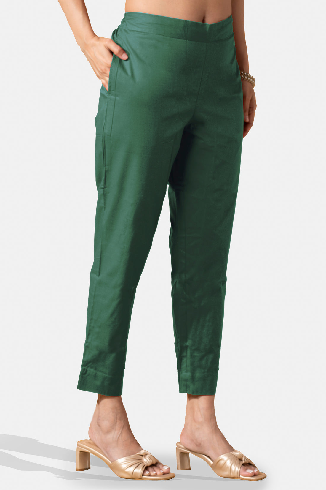 Dark Cyan Pure Cotton Straight Pant with Pockets – Maybell Womens Fashion